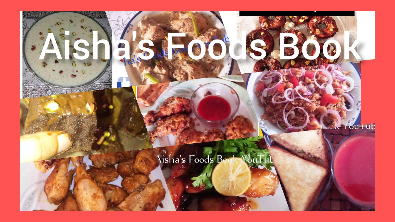 Aisha's Foods Book Live Stream - YouTube