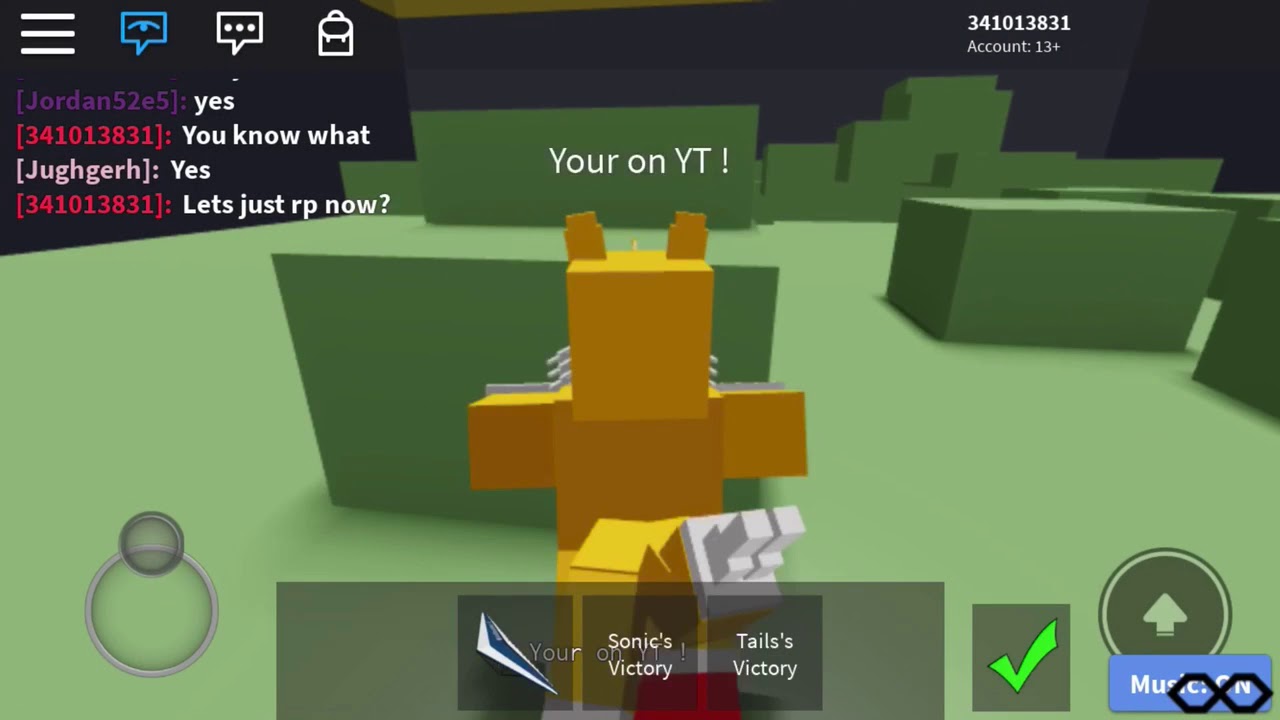 Sonic Mania RP Gameplay (IOS Roblox) (with another YouTuber!!!) - YouTube