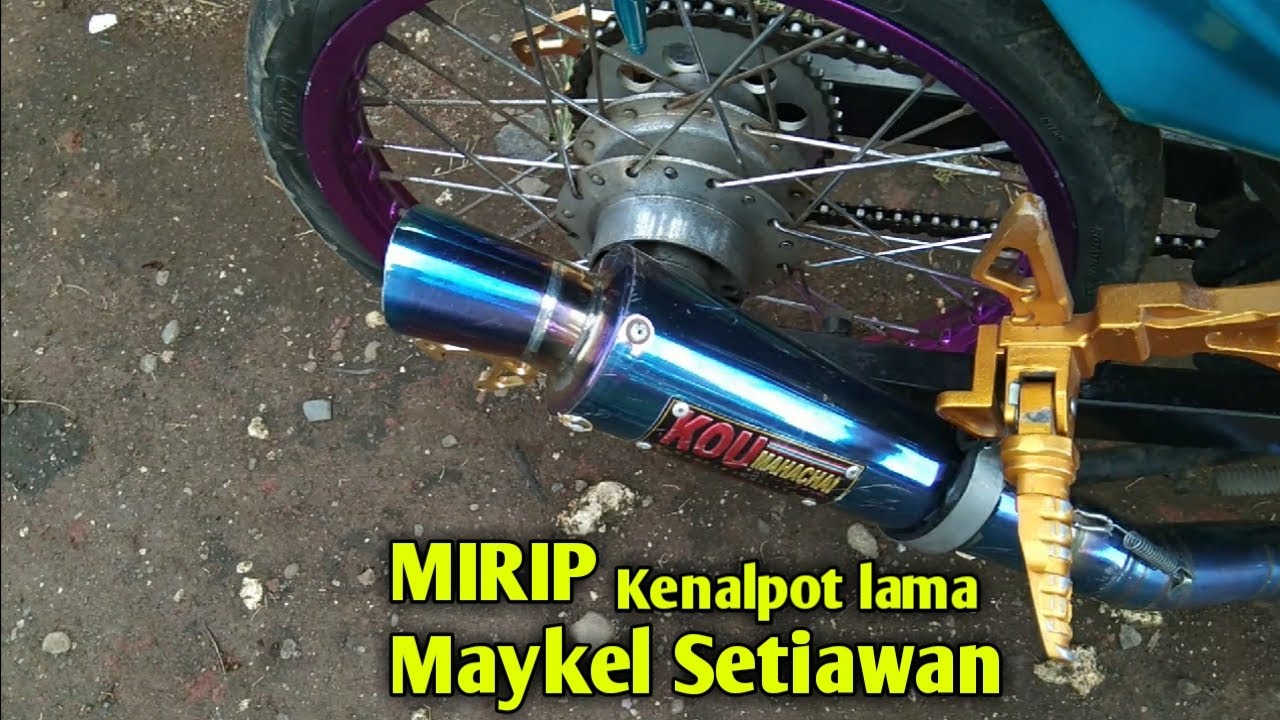 SUARA KOU MAHACAI Dimotor satria fu biru || Kenalpotnya mirip kenalpot ...