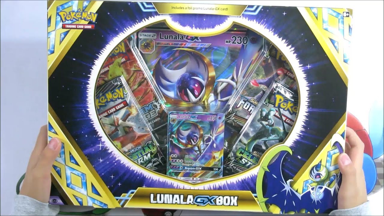 Pokemon TCG Opening New Lunala GX Box - YouTube