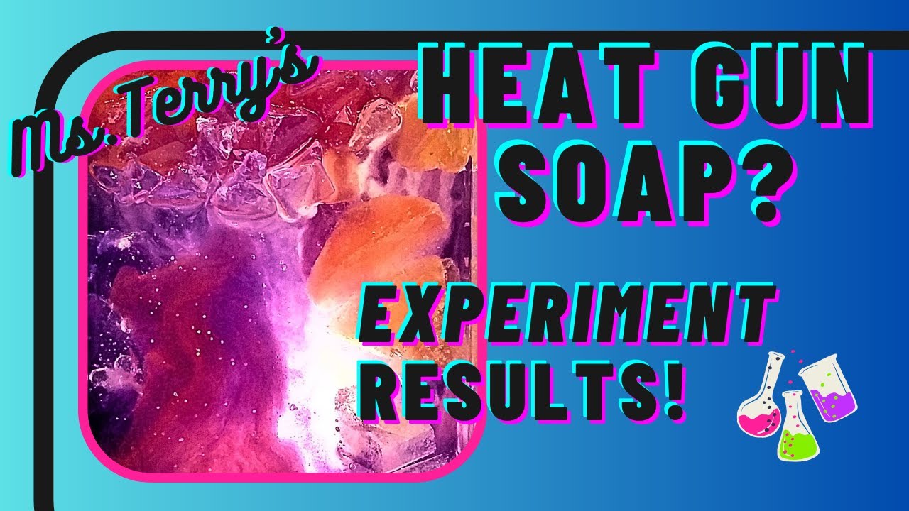 Heat Gun Experiment pt 2: AGATE SOAPS recycled embeds to ART! - YouTube