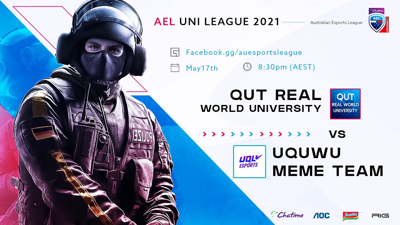 AEL Uni Playoffs R2 Upper Bracket - Rainbow Six Siege - QUT Real World ...