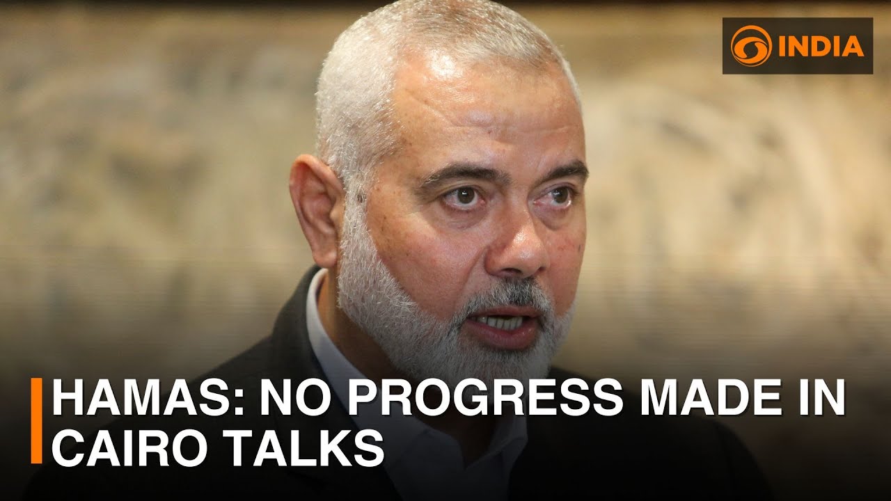 Hamas: No progress made in Cairo talks | DD India - YouTube