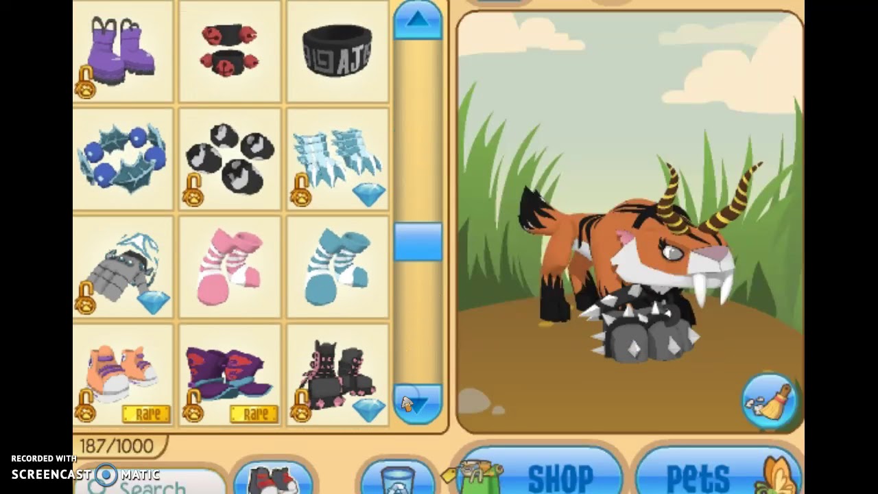 animal jam new sabertooth tiger and rateing dens - YouTube