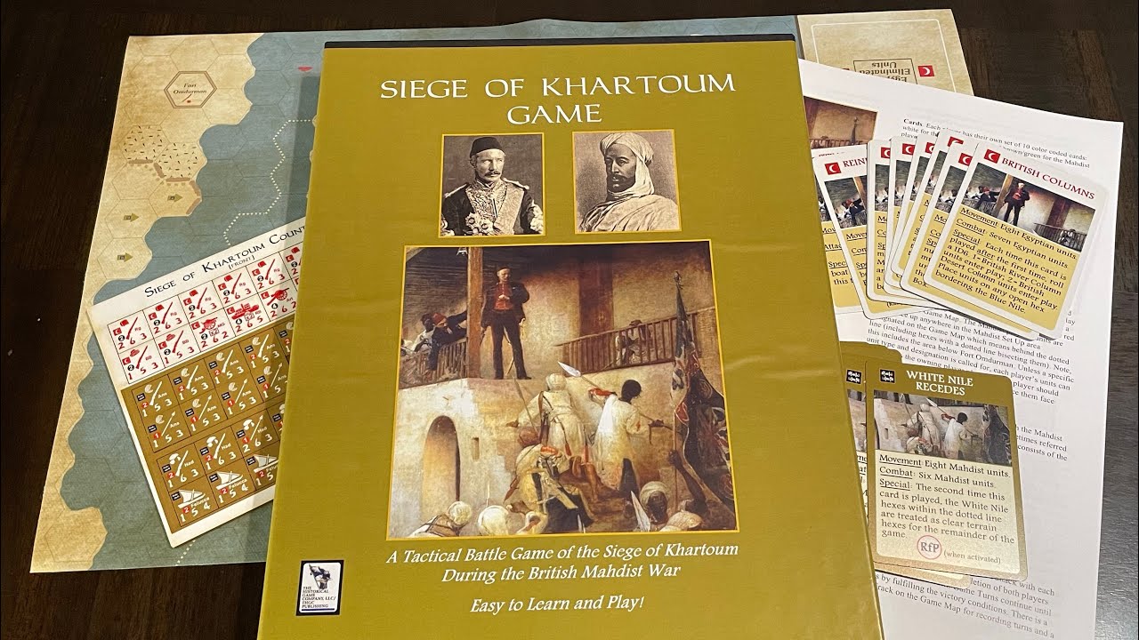 Siege of Khartoum (THGC) - Unboxing - YouTube