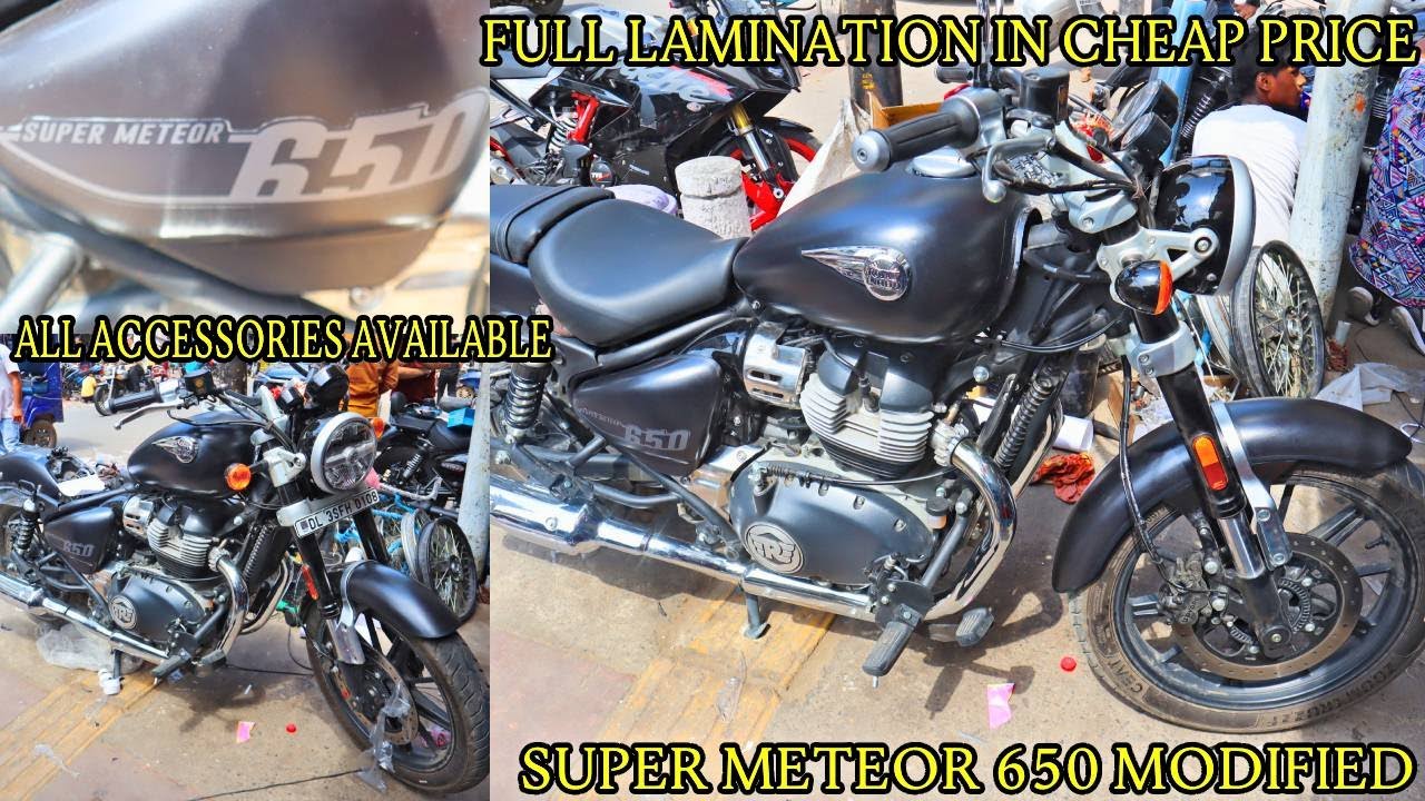 Royal Enfield Super Meteor 650 Modification | Meteor 650 Accessories ...