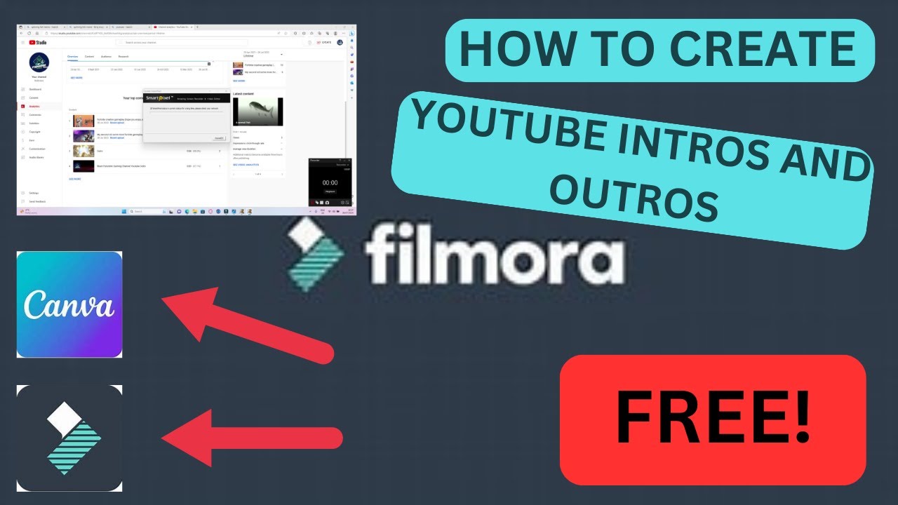 Educational video on how to create your own custom intros and outros ...