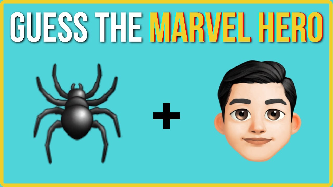 Can You Guess The MARVEL CHARACTER By Emoji? Marvel Emoji Quiz Games ...