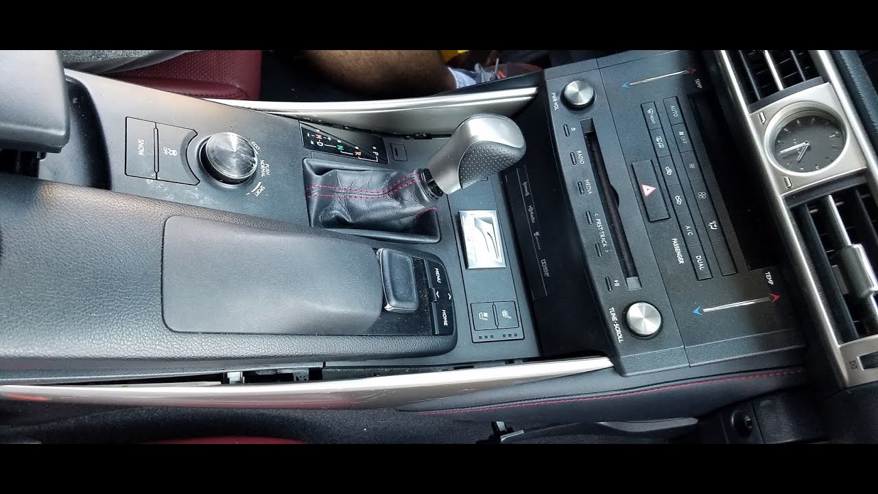 How to Remove Center Console from 2014 Lexus IS250 for Repair. - YouTube