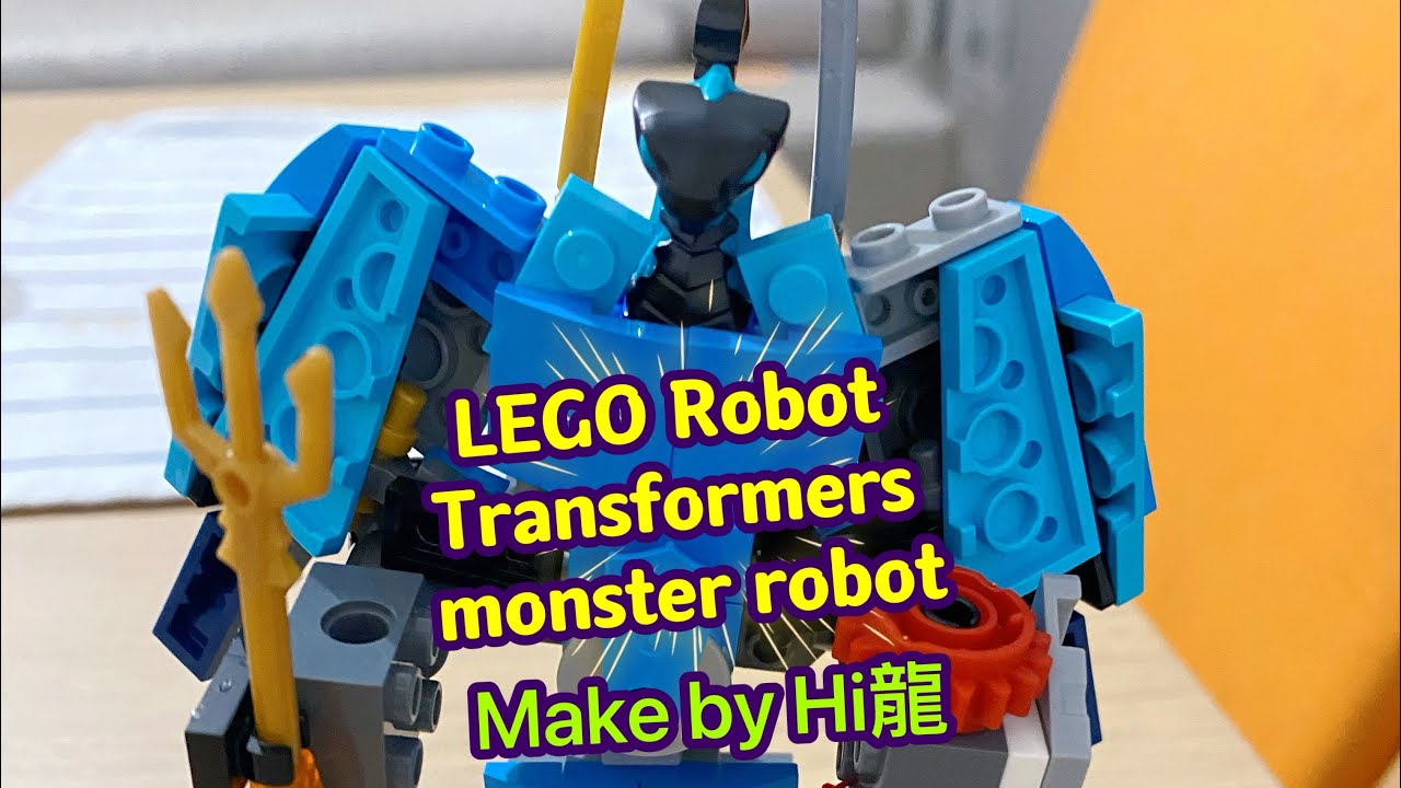 LEGO monster robot ideas by Hi龍Make by Hi龍#樂高創作 #legoideas #legomonster ...