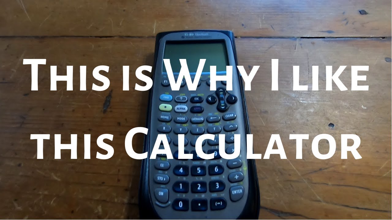 TI-89 Titanium Calculator - YouTube