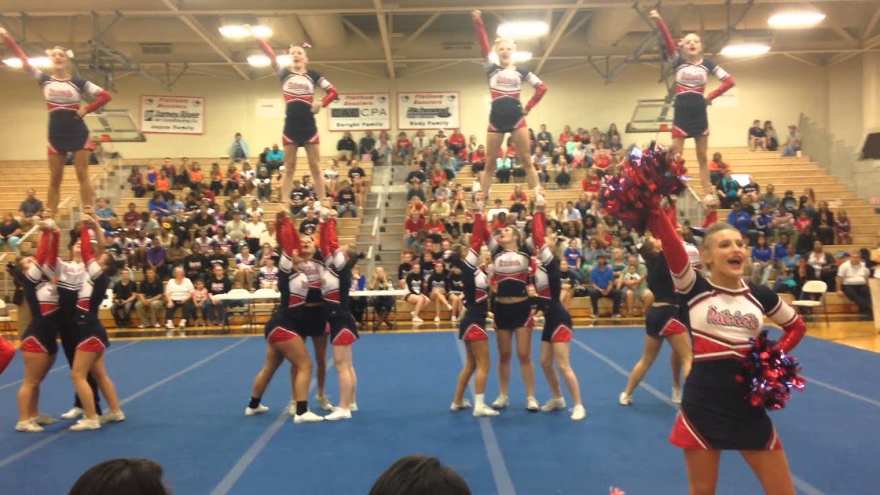 PHHS district cheer comp - YouTube