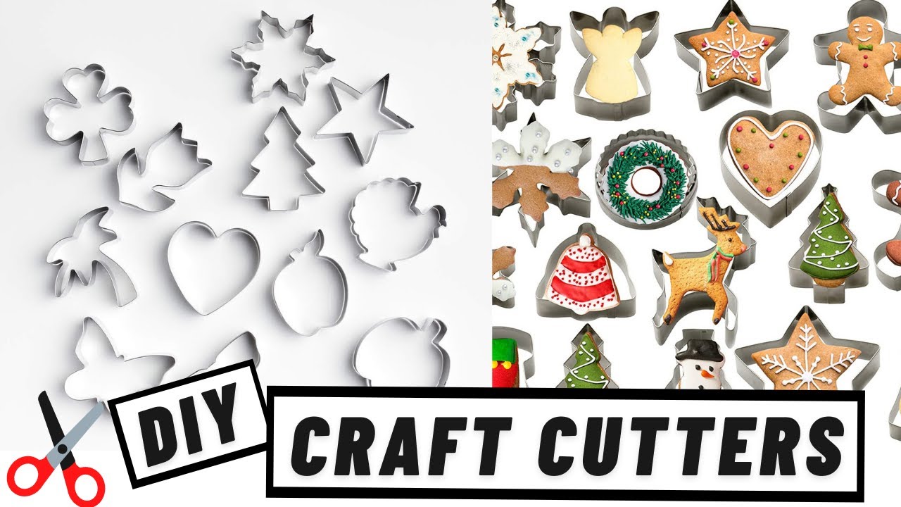 How To Make Customised Cookie Cutters|DIY Clay Cutters| Easy Cutter ...