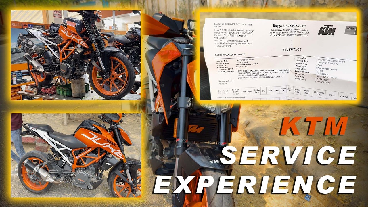 KTM Duke 390 Service Cost || Full Service cost Video || duke 390 || KTM ...