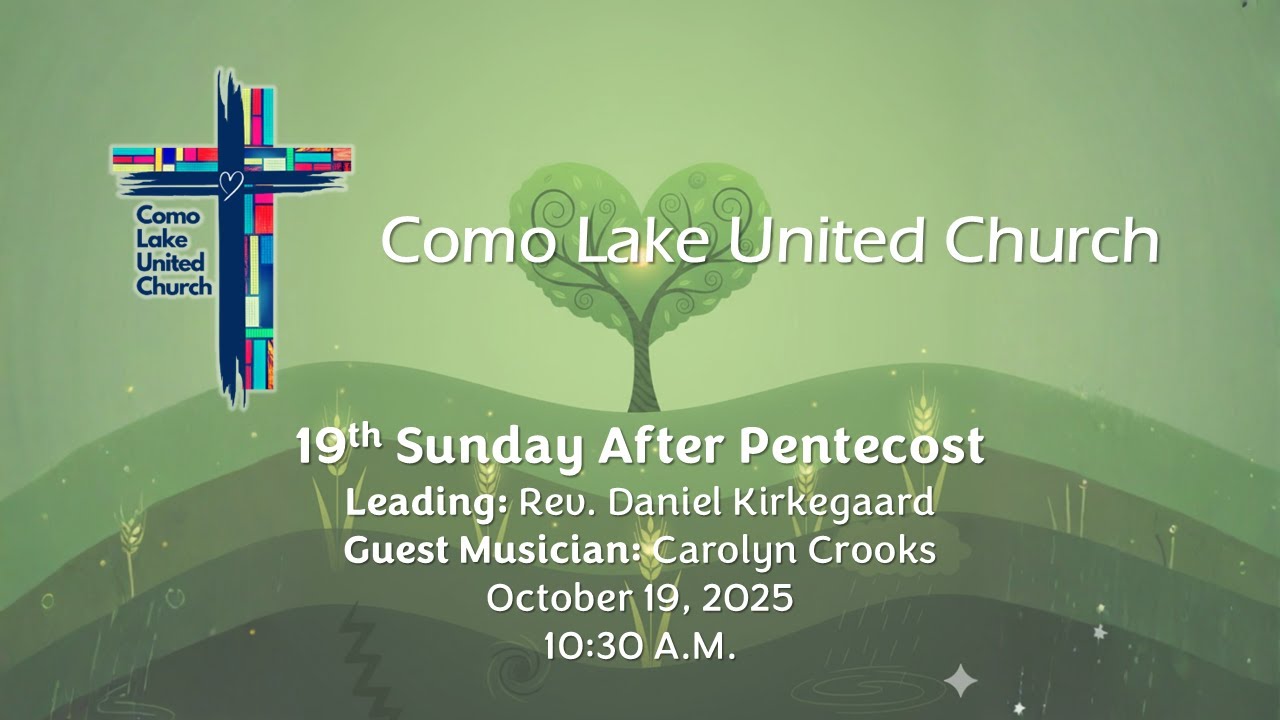 Como Lake United Church - Sunday, October 19th, 2025 - YouTube