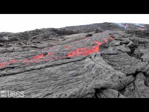 USGS video of lava flow - YouTube