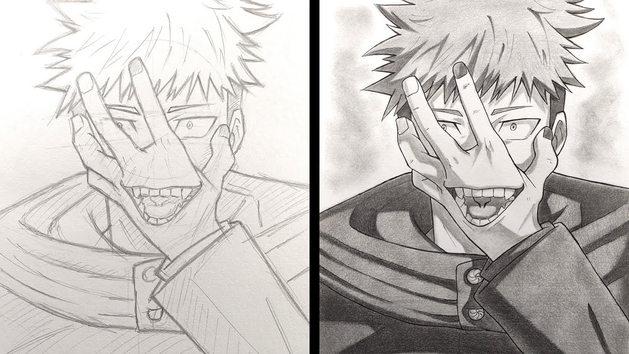 How to Draw Ryomen Sukuna - [Jujutsu Kaisen] - YouTube