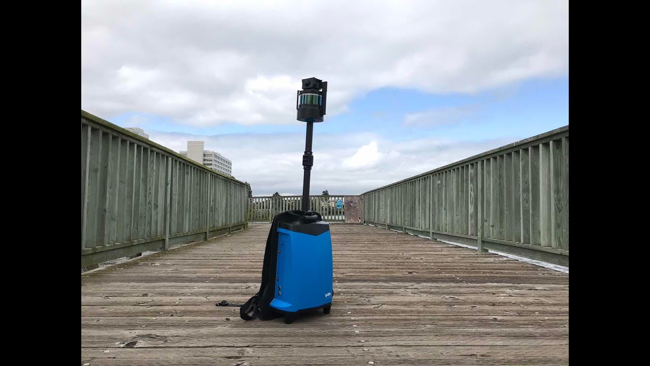 LiBackpack C50 | flythrough Railtrack - YouTube