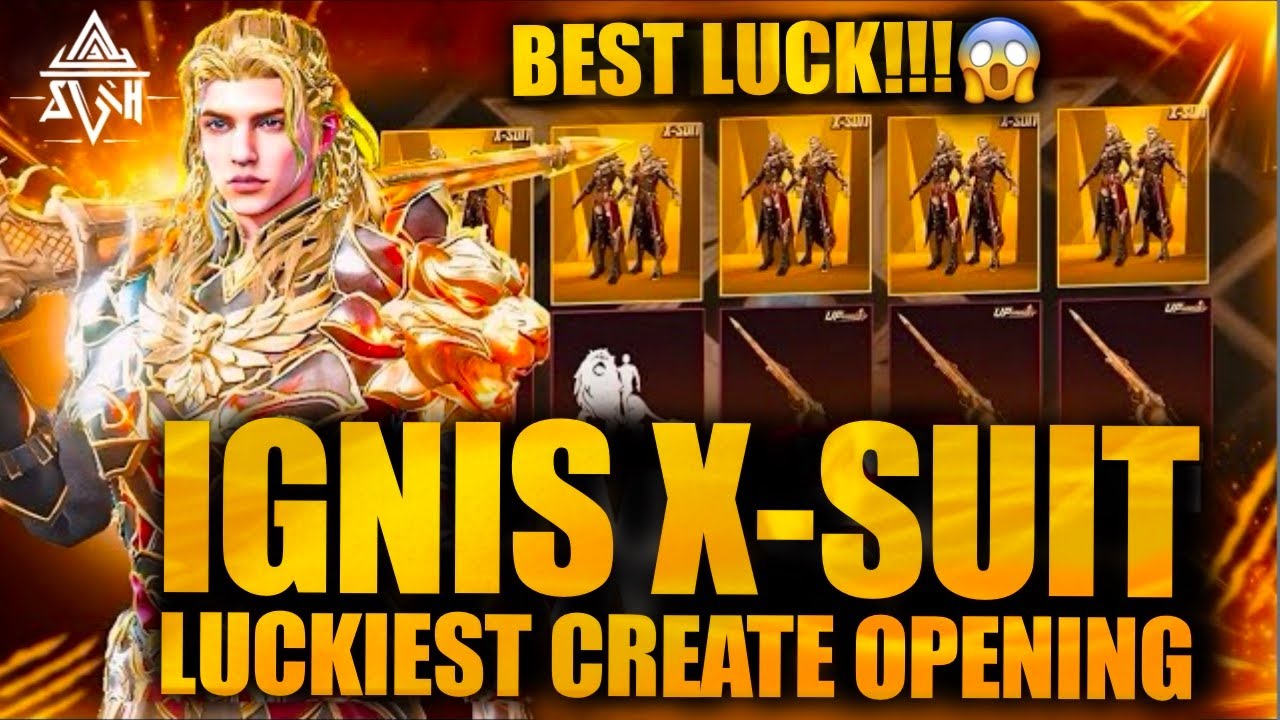 IGNIS XSUIT CRATE OPENING| PUBG NEW XSUIT CRATE OPENING|#pubgmobile # ...