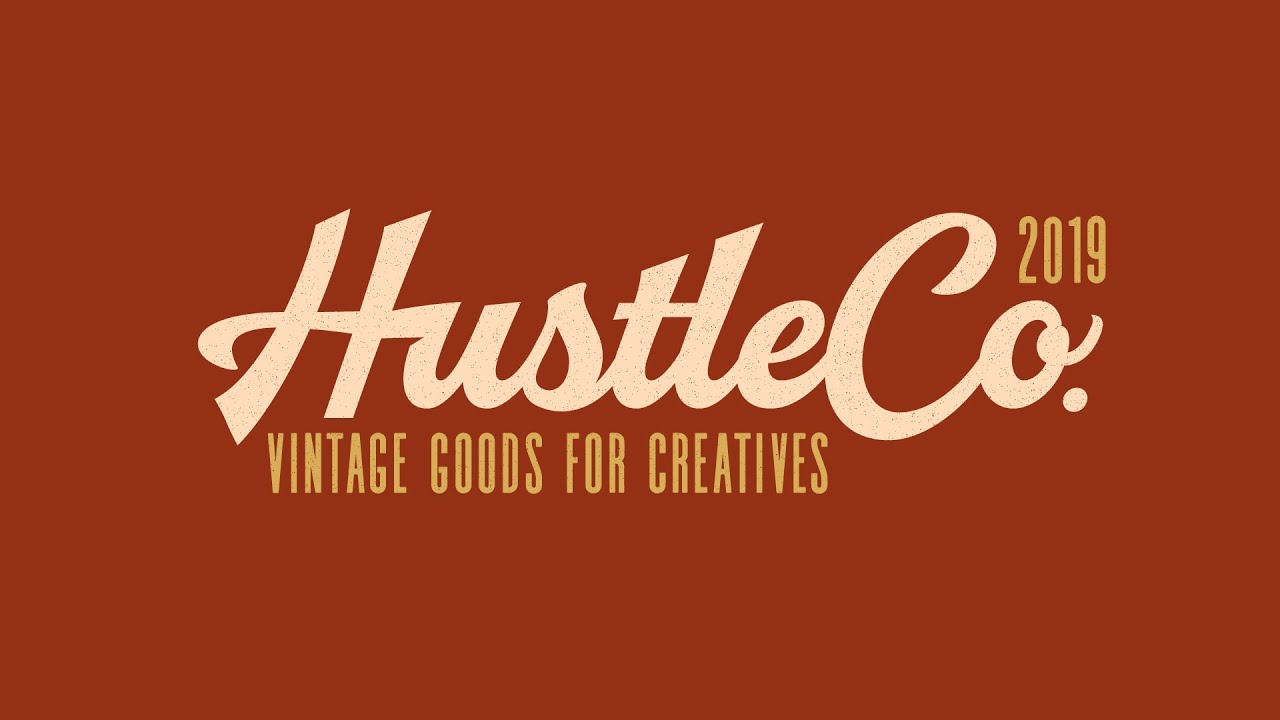 Vintage Text Logo Design Tutorial - YouTube