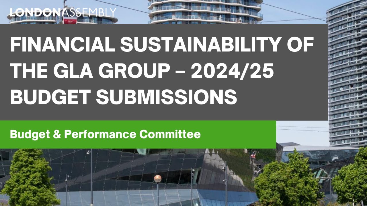 Financial sustainability of the GLA Group – 2024/25 budget submissions ...