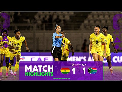 Ghana (4) 1-1 (3) South Africa Match Highlights l TotalEnergies WAFCON 2024 l Third Place Match