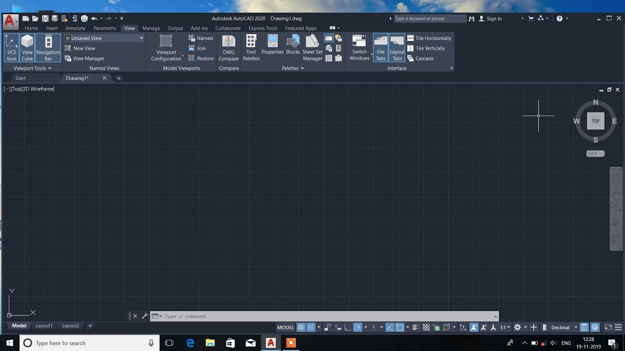AutoCAD View Cube is Missing || - YouTube