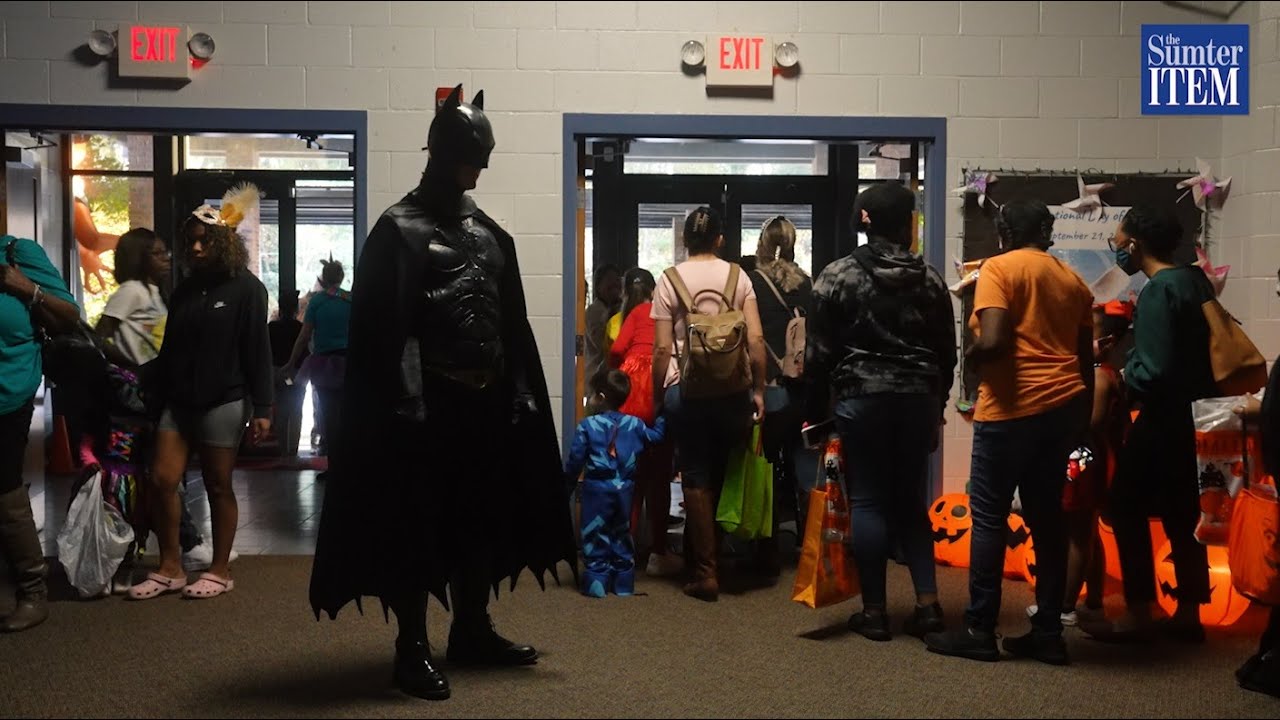 Sumter Today: Trick or Treating with Sumter Superheroes - YouTube