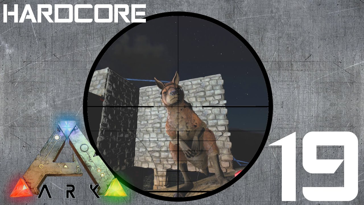 Taming a Procoptodon! Hardcore Official Server ARK: Survival Evolved ...