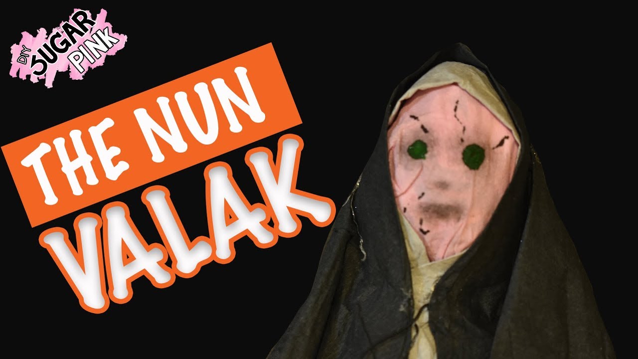 🎃🍭 HOW TO MAKE A LOLLIPOP OF THE NUN VALAK DIY | SugarPinkDIY! - YouTube