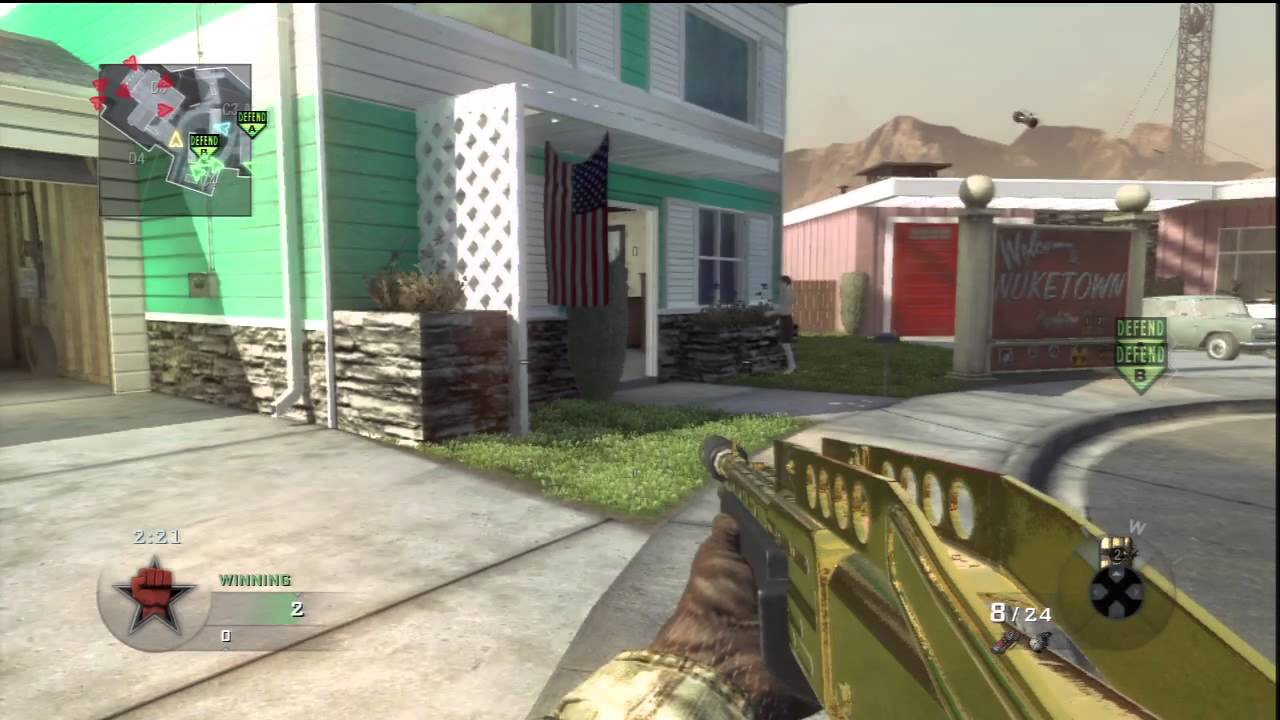 Blackops Gold Spaz Gameplay - YouTube