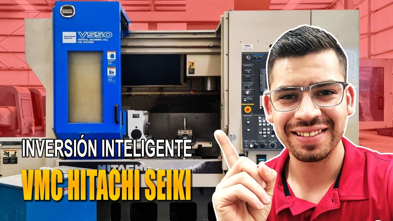 Centro de Maquinado Vertical Hitachi Seiki VS50 APC 4to eje - YouTube