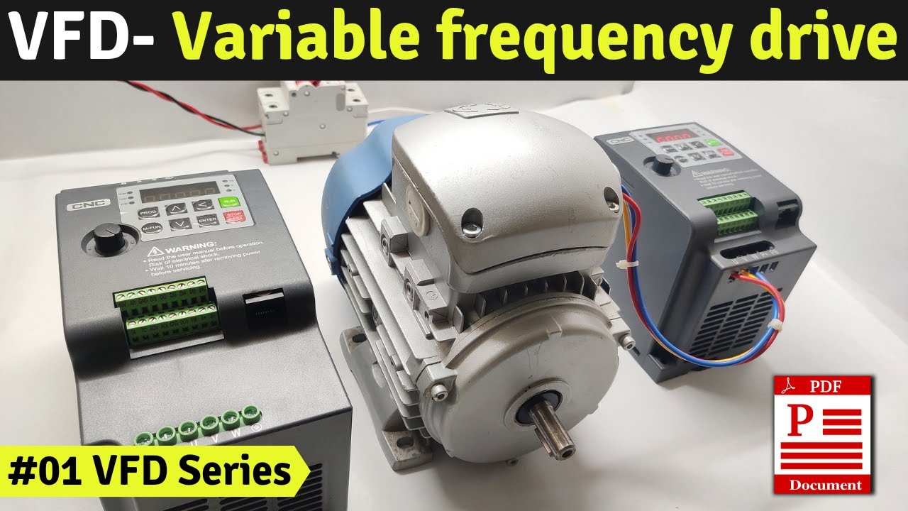 #01 VFD Series || Veriable frequency drive working and wiring || VFD ...