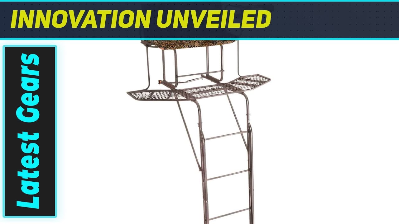 Guide Gear 2-Man Ladder Stand: Best Budget Hunting Blind? - YouTube