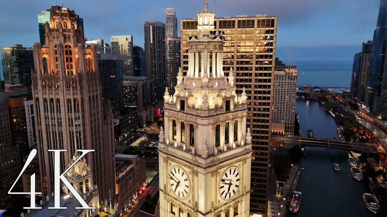Always a Good Time In Downtown Chicago 4K Drone Video - YouTube