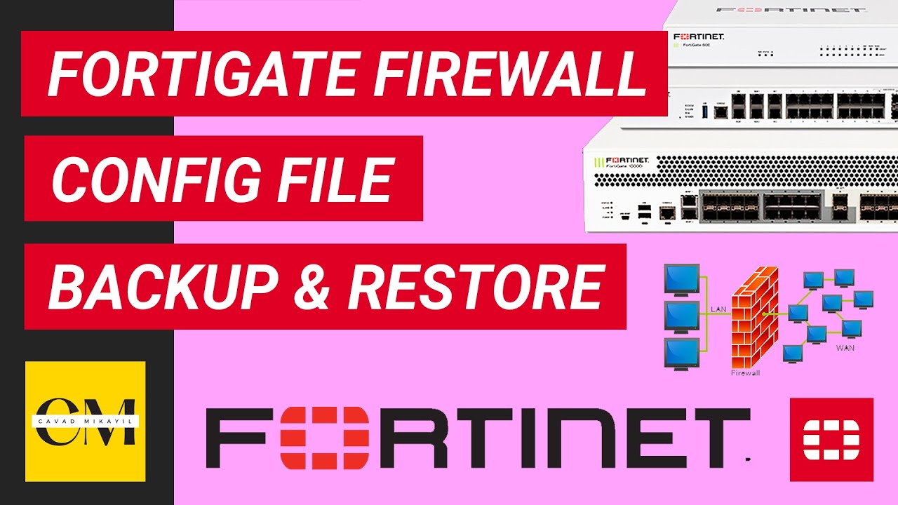 Fortigate Firewall 19 - Config Backup & Restore olunması, Migrasiya - YouTube
