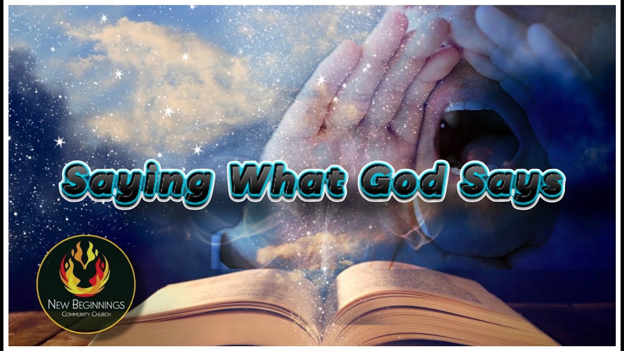 Saying What God Says -1/15/2022 Tim Concannon - YouTube