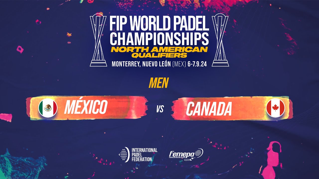 FIP WORLD PADEL CHAMPIONSHIPS NORTH AMERICAN MEN QUALIFIERS - YouTube