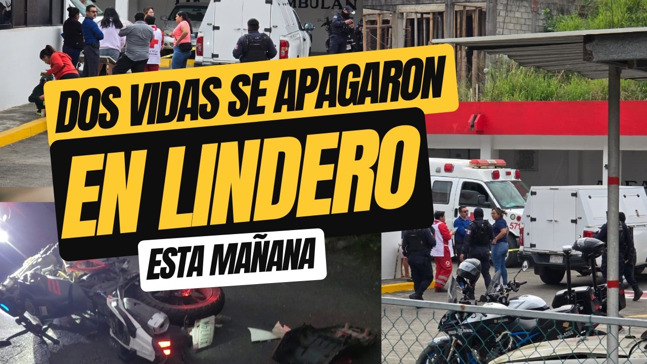 Dos vidas se apagaron EN LINDERO esta mañana - YouTube