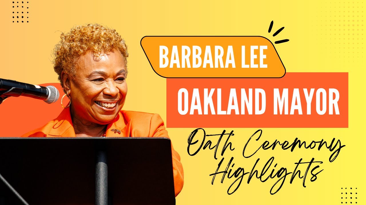 Barbara Lee Oakland Mayor Oath Ceremony Highlights - YouTube