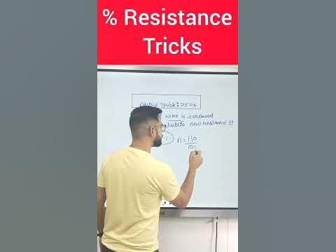 Percentage Resistance calculation short tricks | JEE NEET Physics Tricks | ssp sir - YouTube