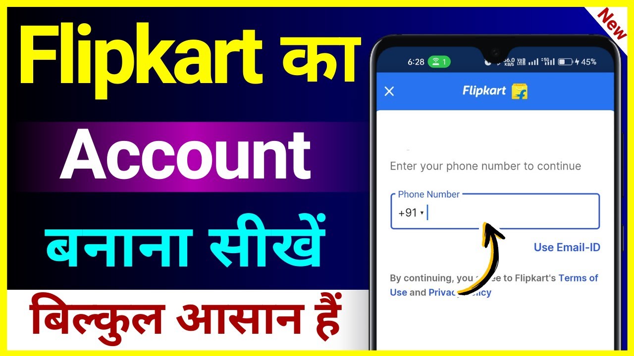 How To Create Flipkart Account In 2023 ! Flipkart Ka Account Kaise ...
