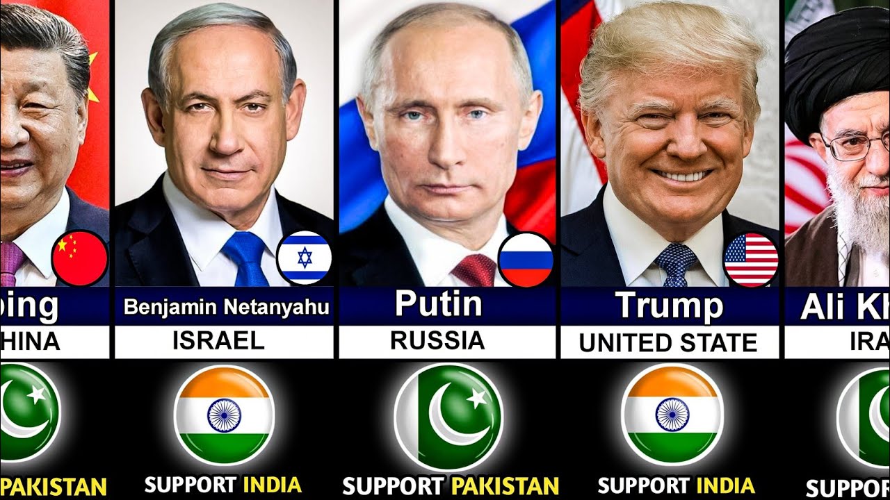 Powerful Country Leaders Who Support India Or Pakistan | Gravity 4u ...