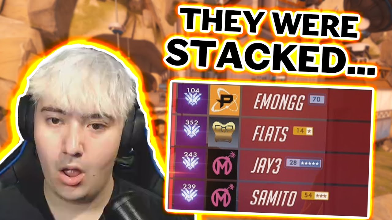 GOING AGAINST A STREAMER TEAM - Overwatch (ft. Samito, Jay3, Emongg ...