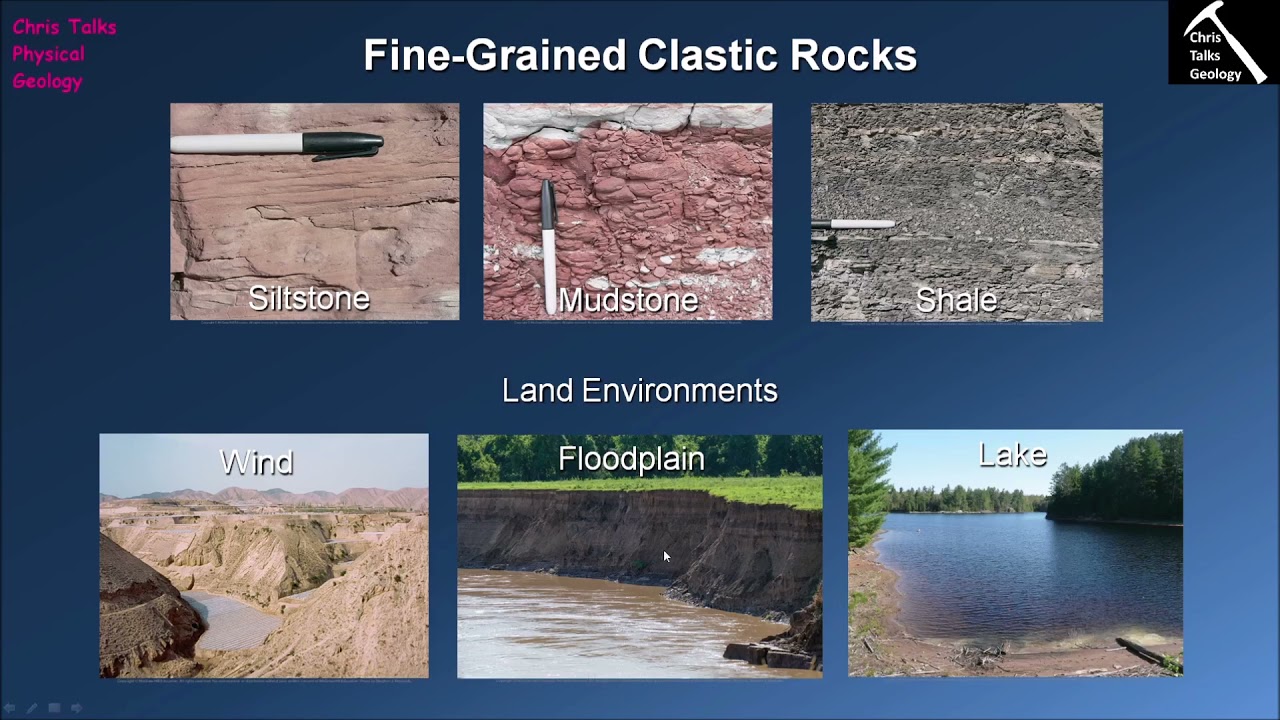 How Do Fine Grained Clastic Rocks Form? (Chapter 7 - Section 7.10 ...
