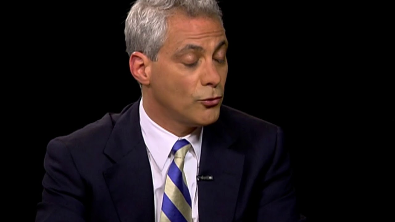 Rahm Emanuel Farts On The Charlie Rose Show - YouTube