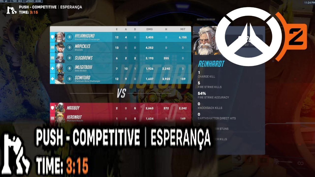 OVERWATCH 2 - FASTEST PUSH EVER (3 MINUTES) - YouTube