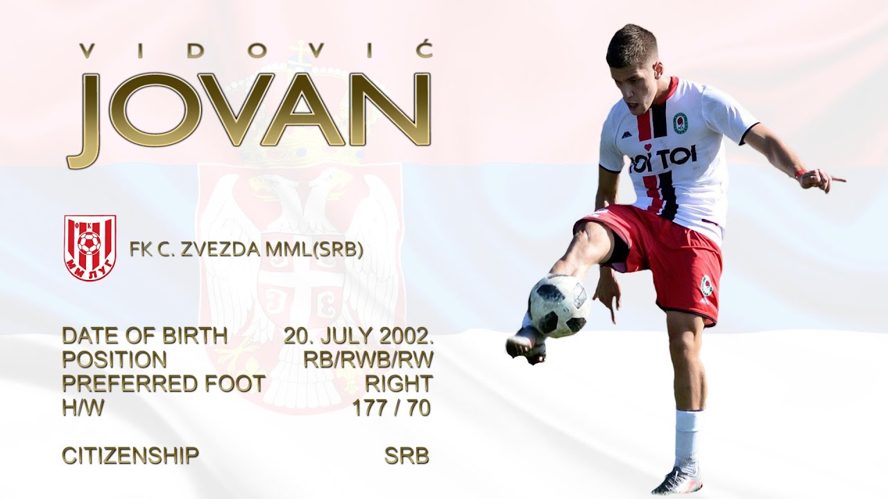 #2 Jovan Vidović - FK C.Zvezda MML - HIGHLIGHTS 2022. - YouTube