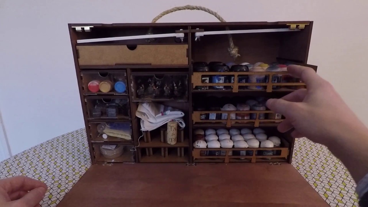 Hobby : Frontier Wargaming Paint Case, la station de peinture mobile ...