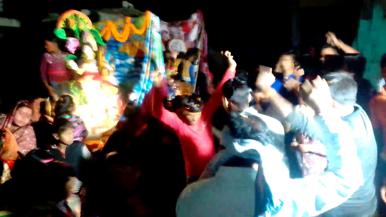 Saraswati pratima visarjan program Warsaliganj Bhagalpur - YouTube